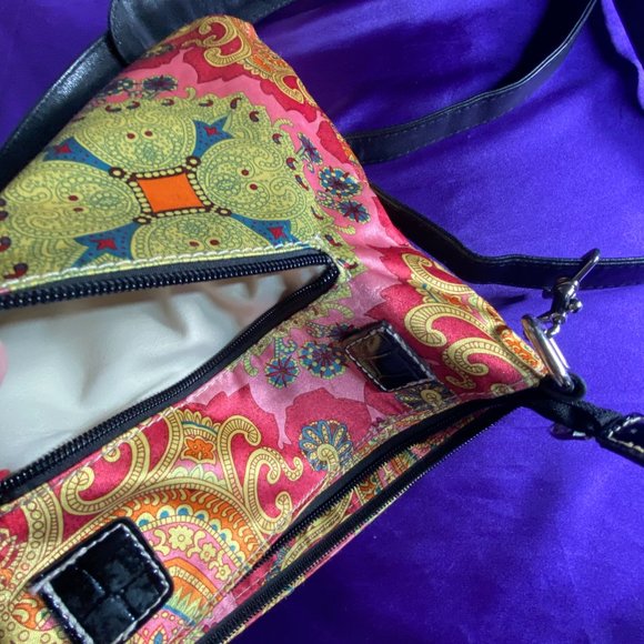 Bags | Colorfull Crossover Handbag W A Lot Pockets | Poshmark